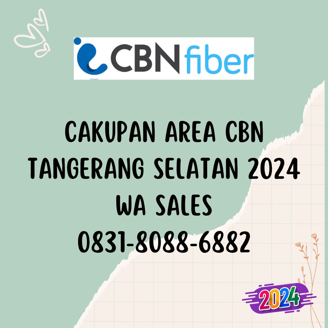 Cakupan Area CBN Tangerang Selatan 2025 - WA Sales
